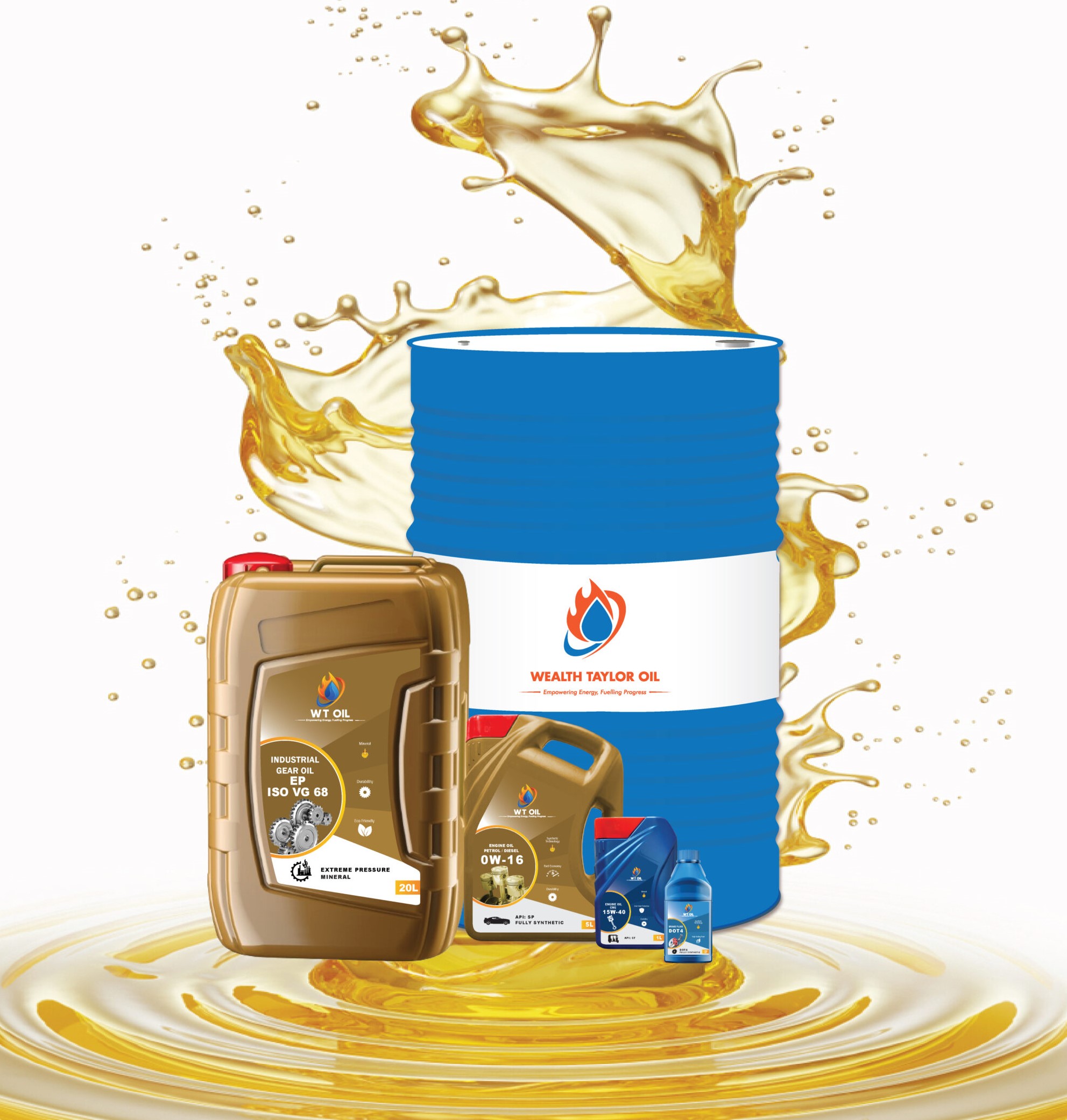 RANGE OF PRODUCTS – WEALTHTAYLOR OIL